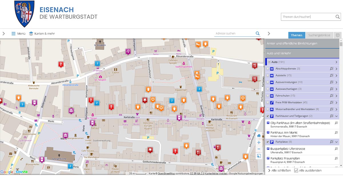 Startseite: Wartburgstadt Eisenach